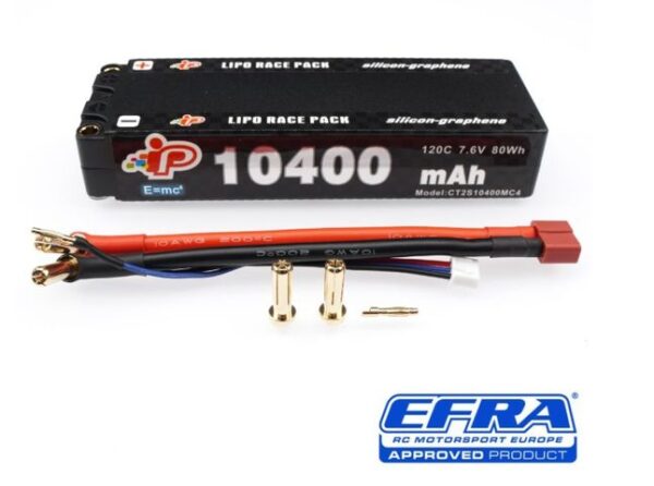 Intellect MC4 10400mAh 120C 7.6V Long Runtime Graphene Stick Pack LiHV